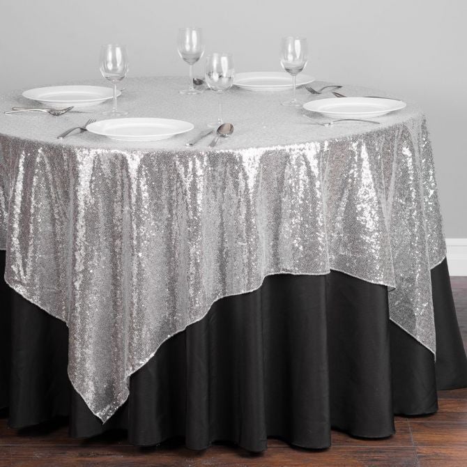 Overlays - Sequin | EBEL'S LIMOUSINES & EVENT DECOR RENTALS